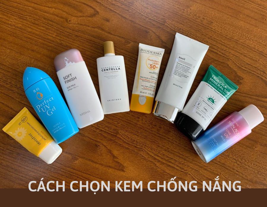 Cách chọn kem chống nắng tránh tác hại của tia UV