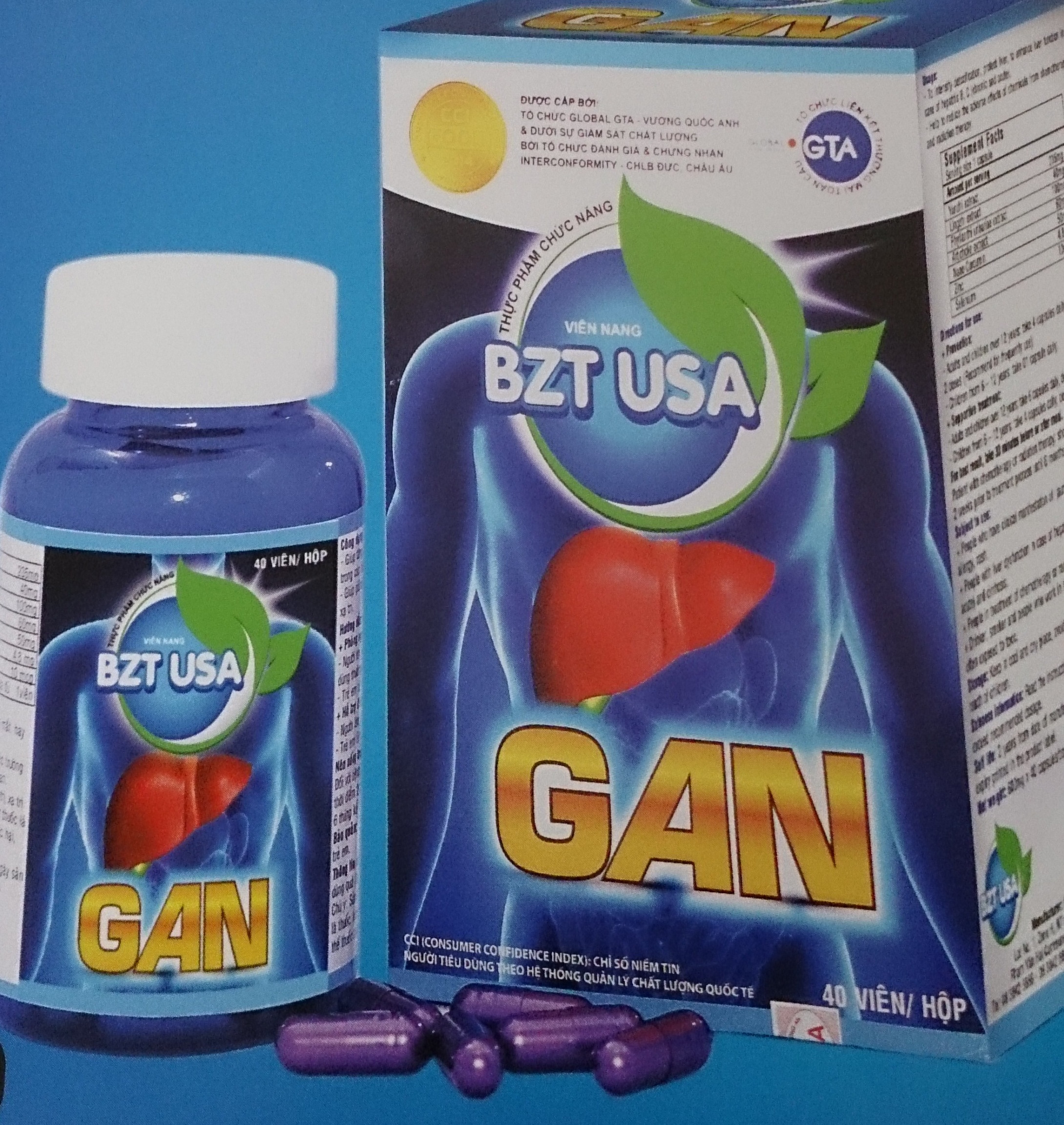 Viên uống Gan Bzt USA