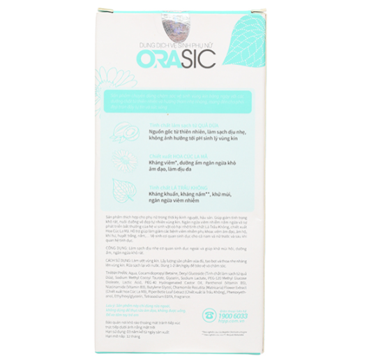 Dung dịch vệ sinh phụ nữ Orasic