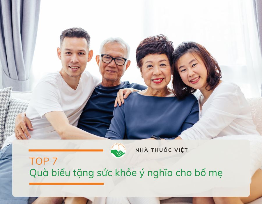 [MÁCH BẠN] Top 7 quà tặng ý nghĩa cho sức khỏe của bố mẹ