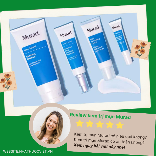 Review tất tần tật về kem trị mụn Murad hiệu quả sau 4 giờ