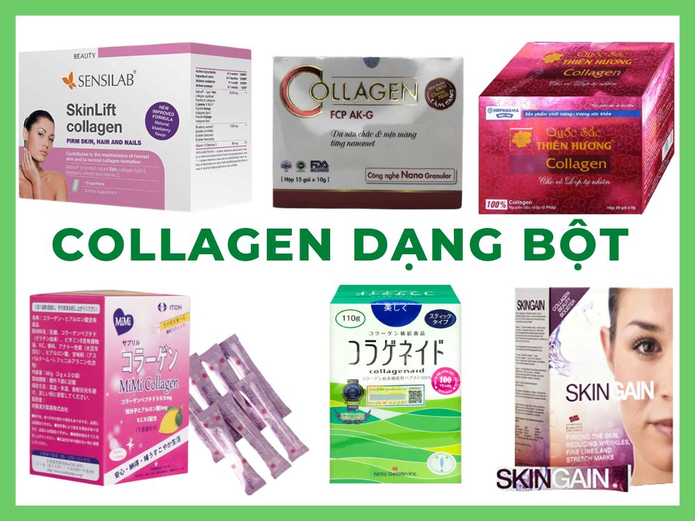 Review top 6 collagen dạng bột tốt nhất hiện nay