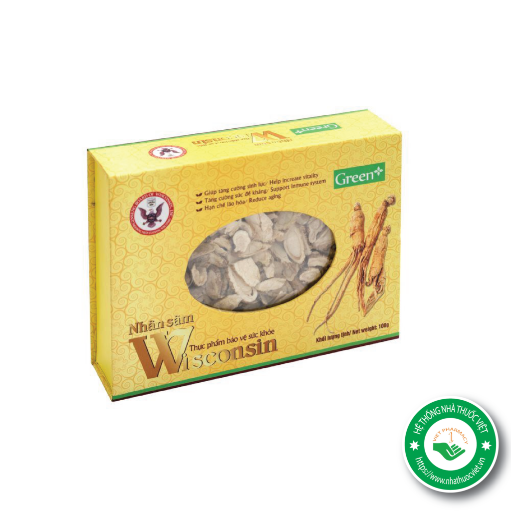 Sâm Mỹ Wisconsin cắt lát (Hộp 100g)