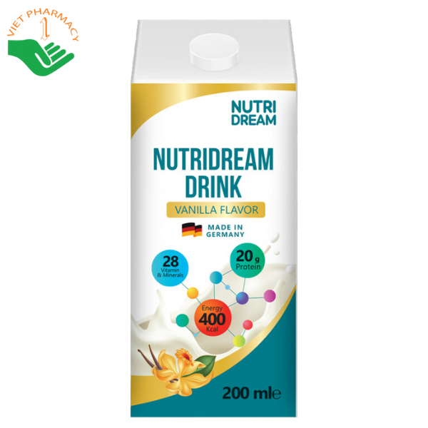 Thực phẩm dinh dưỡng y học Nutri Cream Vanilla Flavor (Hộp 200ml)