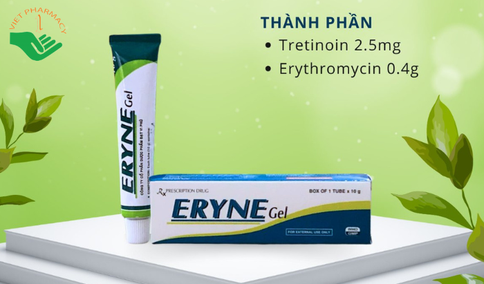 Thuốc Eryne điều trị mụn trứng cá (10g)