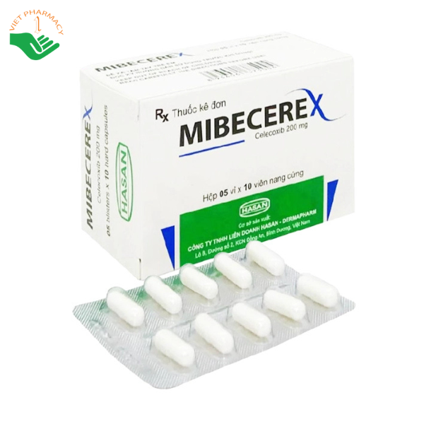 Thuốc Mibecerex 200mg Hasan điều trị thoái hóa khớp (5 vỉ x 10 viên)