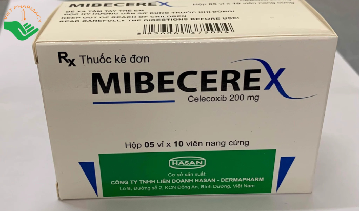Thuốc Mibecerex 200mg Hasan điều trị thoái hóa khớp (5 vỉ x 10 viên)