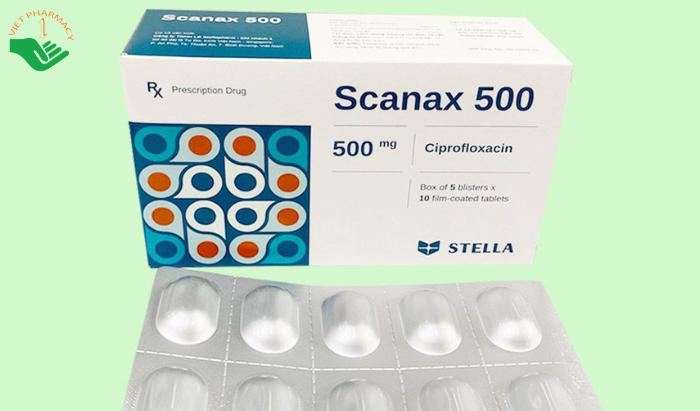 Thuốc Scanax 500 Stella điều trị nhiễm khuẩn (5 vỉ x 10 viên)