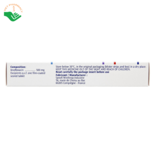 Thuốc Tavanic 500mg Sanofi điều trị nhiễm khuẩn do vi khuẩn (1 vỉ x 5 viên)