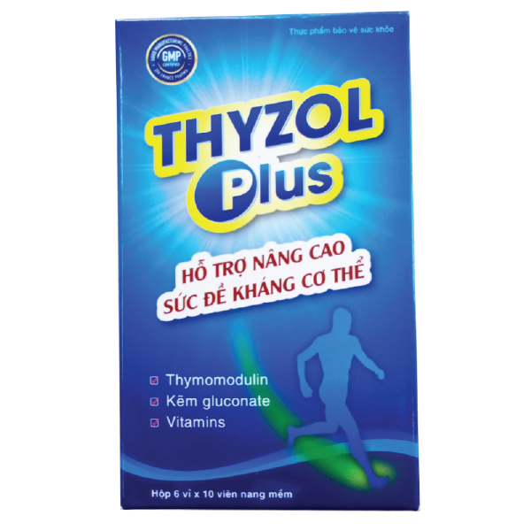 Thuốc Thyzol Plus - Hỗ trợ tăng cường miễn dịch (Hộp 60 viên)