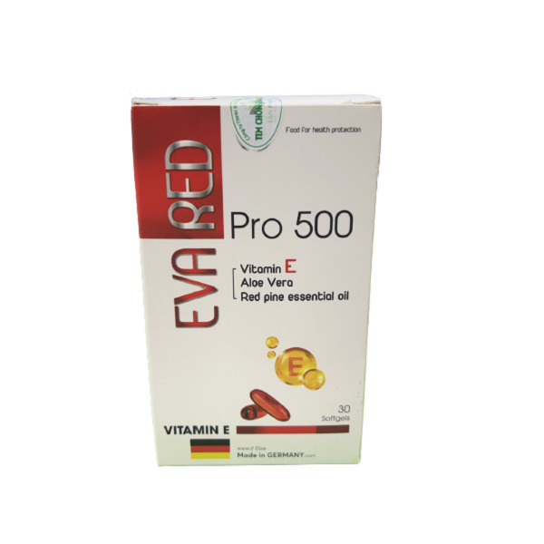 Viên Uống Dưỡng Da Eva Red Pro 500