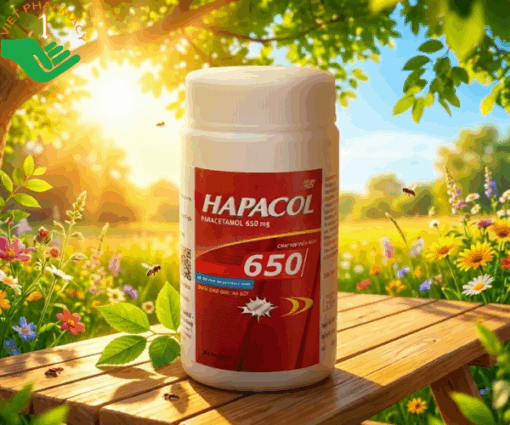 Thuốc Hapacol Paracetamol 650mg giảm đau, hạ sốt (Hộp 100 viên)