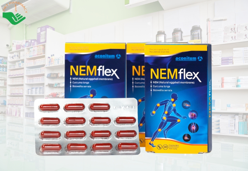 Viên uống Nemflex Aconitum UAB hỗ trợ giảm viêm khớp, giúp khớp vận ...