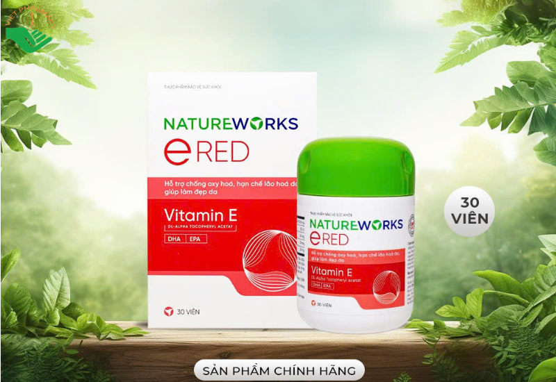 Viên uống Natureworks Ered hỗ trợ chống oxy hoá, chống lão hoá, làm đẹp ...