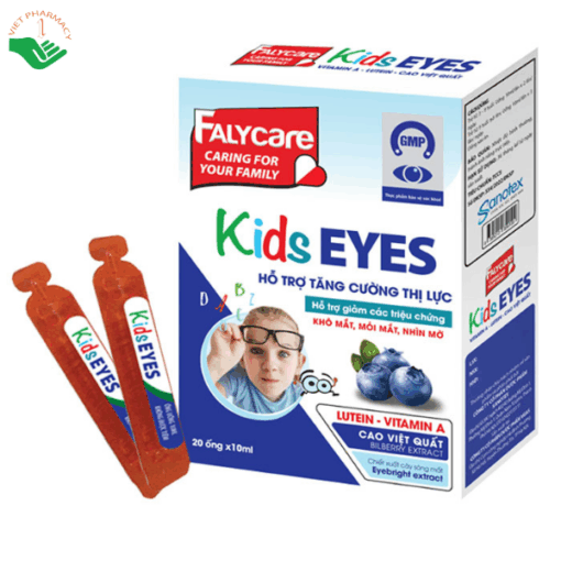 Dung dịch uống Kids Eyes hỗ trợ giảm các triệu chứng khô mắt, mỏi mắt ...