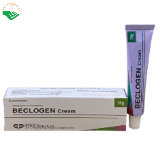 Thuốc Beclogen cream điều trị tràm, viêm da tiếp xúc (Tuýp 10g)