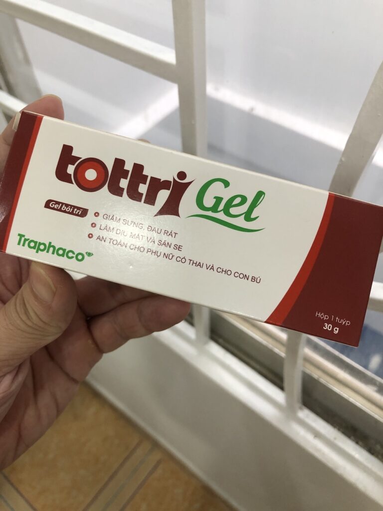 Gel bôi trĩ giảm sưng, đau rát Tottri Gel Traphaco