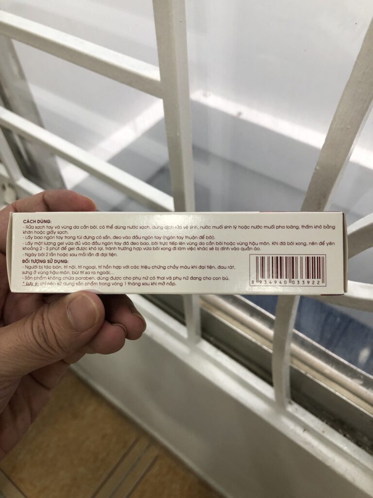 Gel bôi trĩ giảm sưng, đau rát Tottri Gel Traphaco