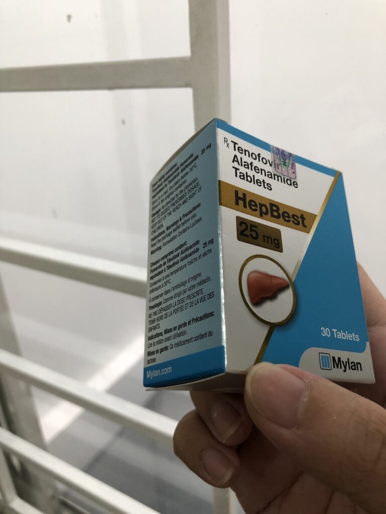 Thuốc Hepbest 25mg giúp điều trị viêm gan B (Chai 30 viên)